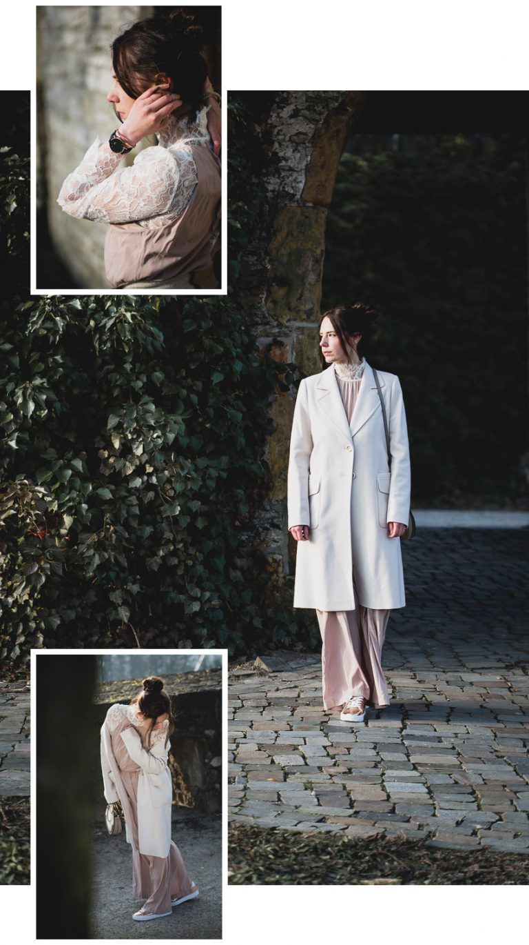 Hellen Mantel kombinieren: vier Styling Ideen für beigen Mantel ...